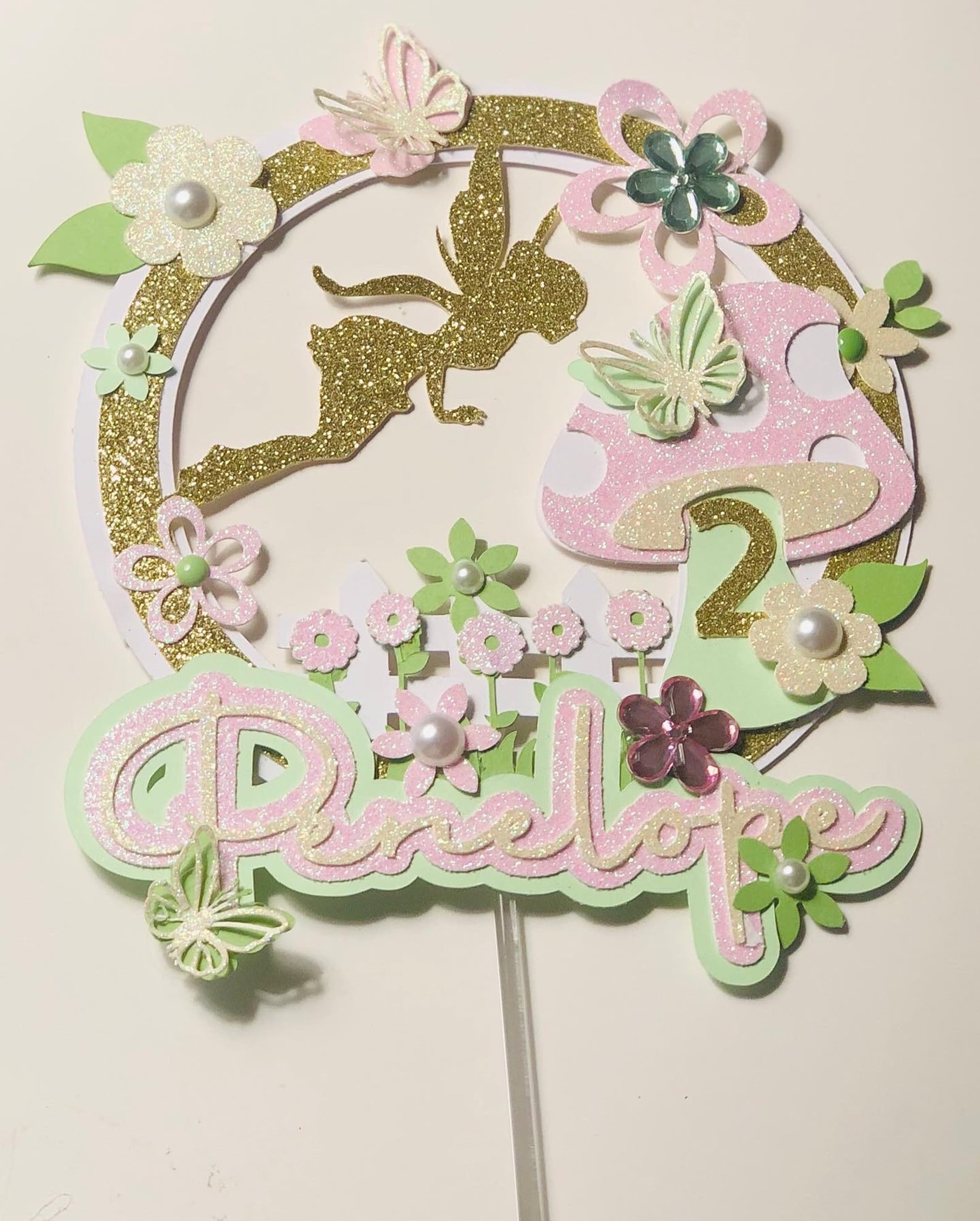 Fairy Cake Topper, Fairy Garden Cake Topper, Fairy Party, Fairy ...