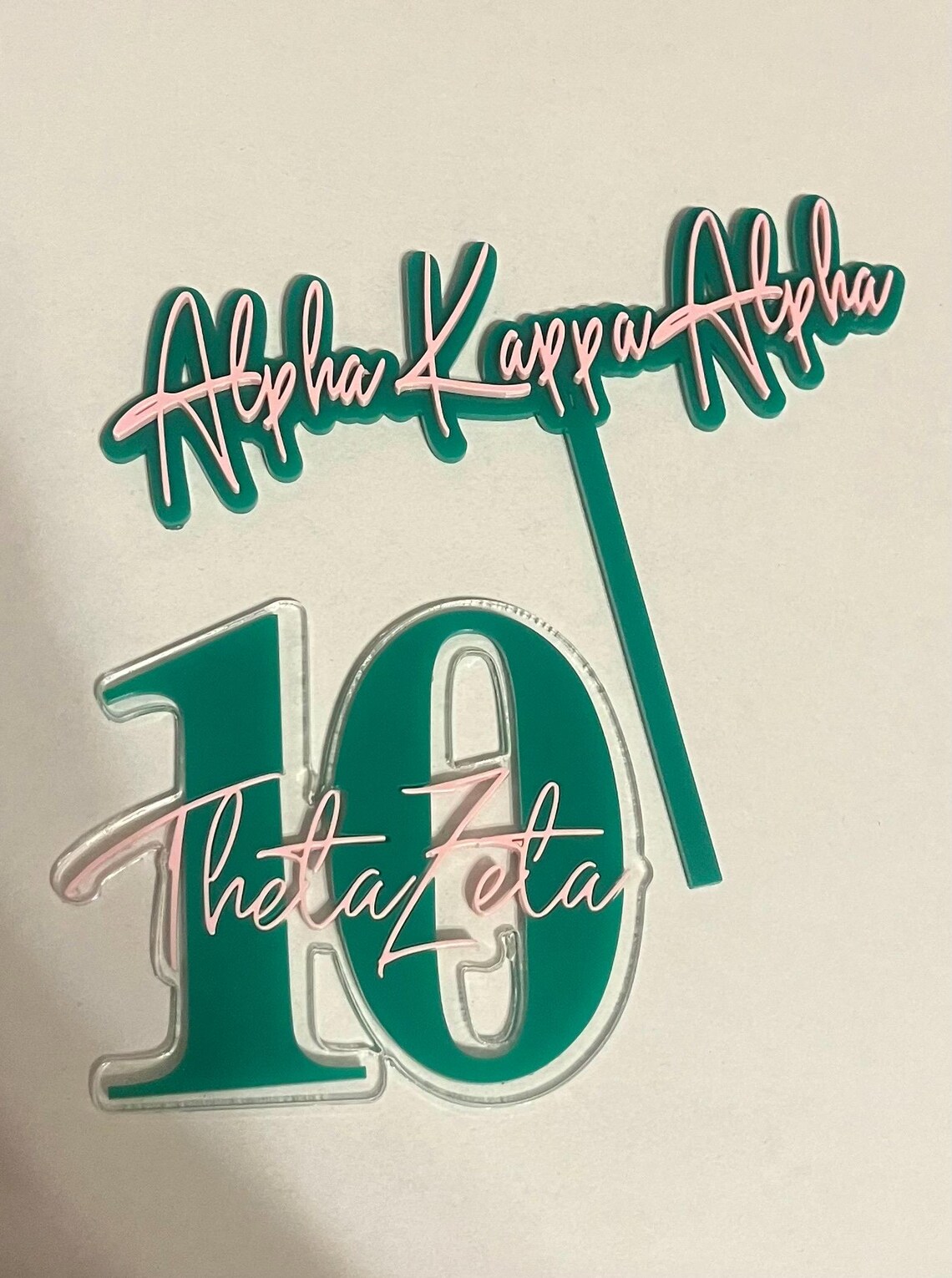 Aka Cake Topper, Alpha Kappa Alpha Cake Decor, Aka Anniversary Cake ...