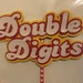 Double Digits Cake Topper, Ten Year Old Cake Topper, Tenth Birthday ...