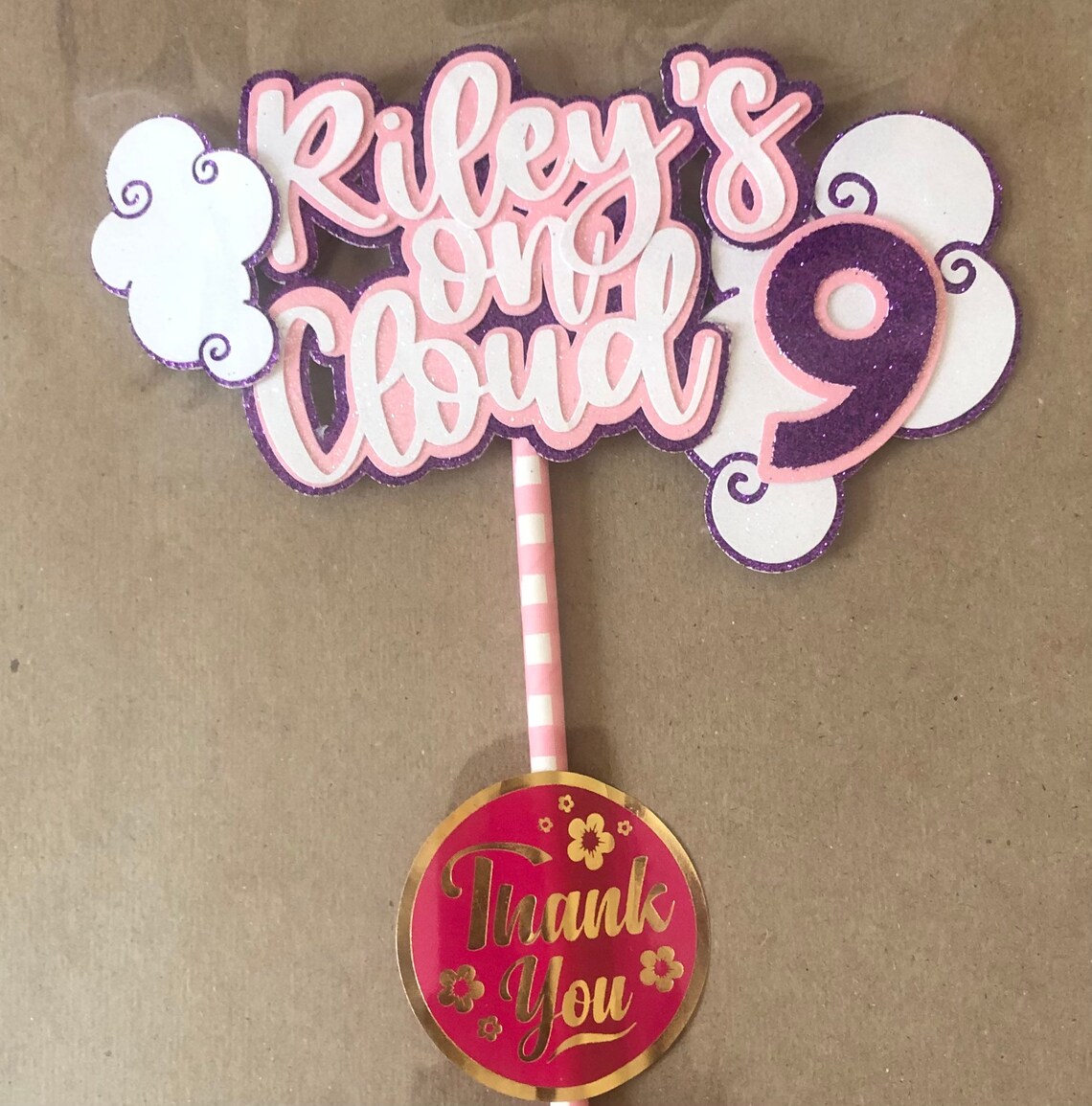 Cloud 9 Cake Topper Cloud Nine Cake Topper Cloud 9 Decor - Etsy