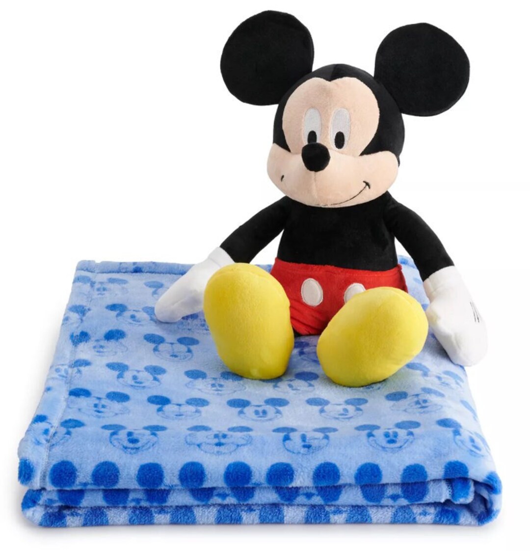 Disney's Buddy & Throw Set, Personalized Throw, Mickey Mouse, Minnie ...