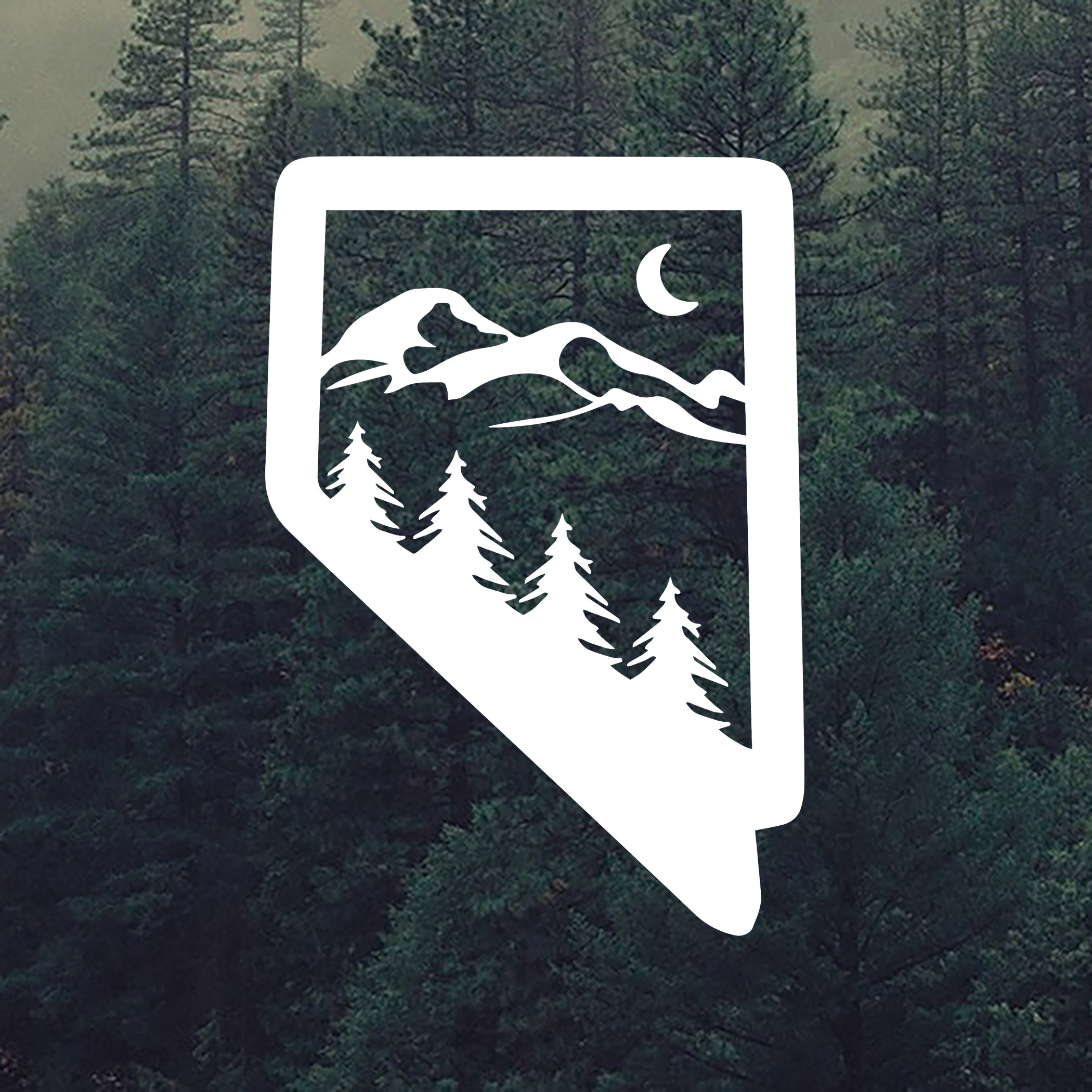 Nevada Vinyl Decal Nevada State Sticker - Etsy