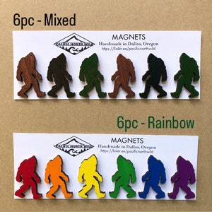 Sasquatch Magnets | Big Foot Magnets - Etsy