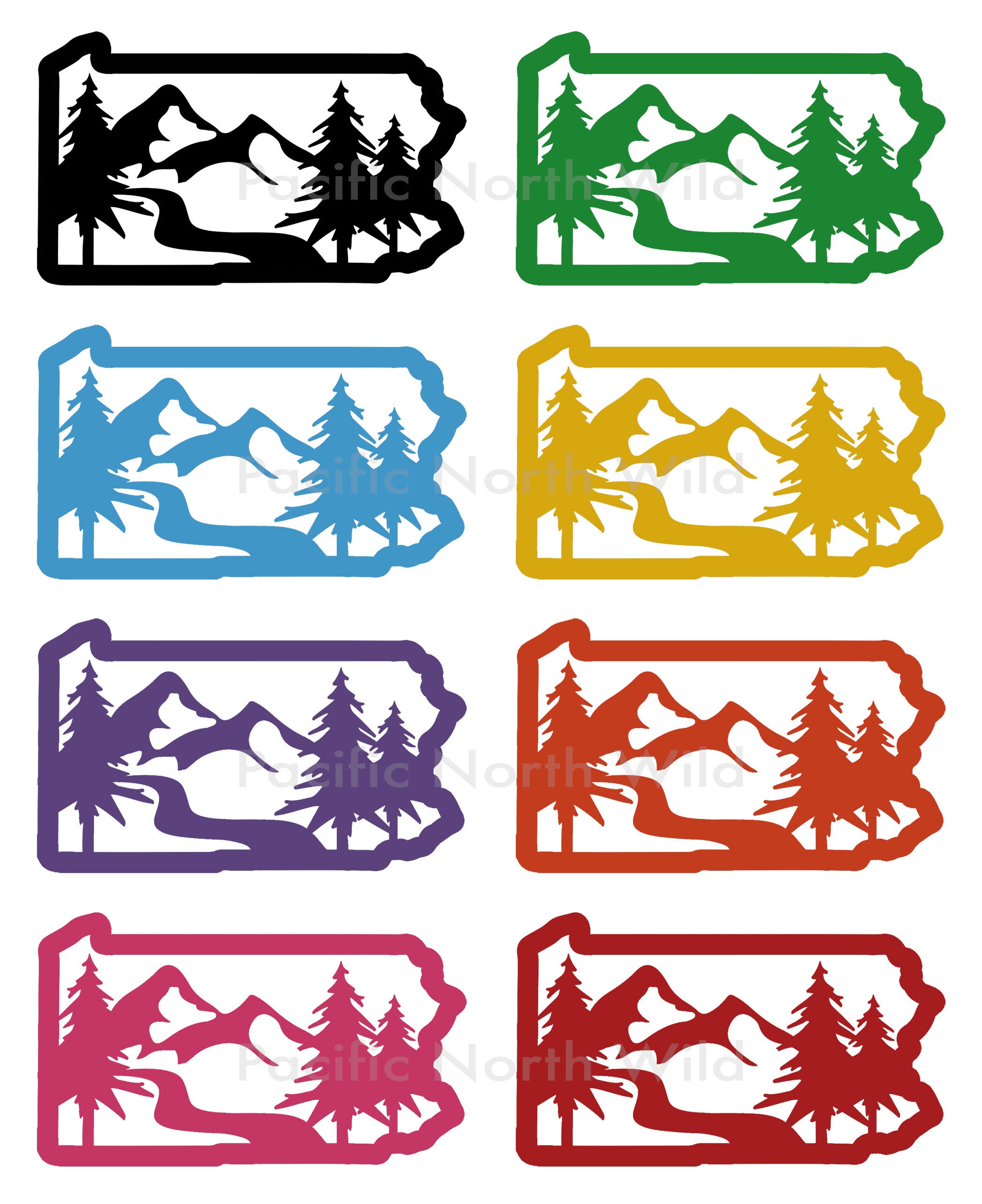 Pennsylvania Vinyl Decal Bumper Sticker State of | Etsy