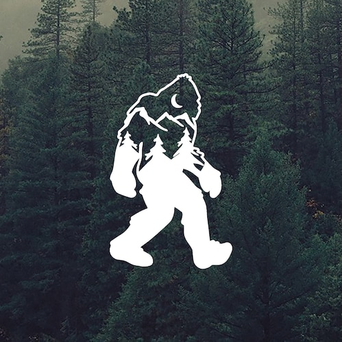 Sasquatch Decal Bigfoot Decal Yeti Sticker Big Foot - Etsy