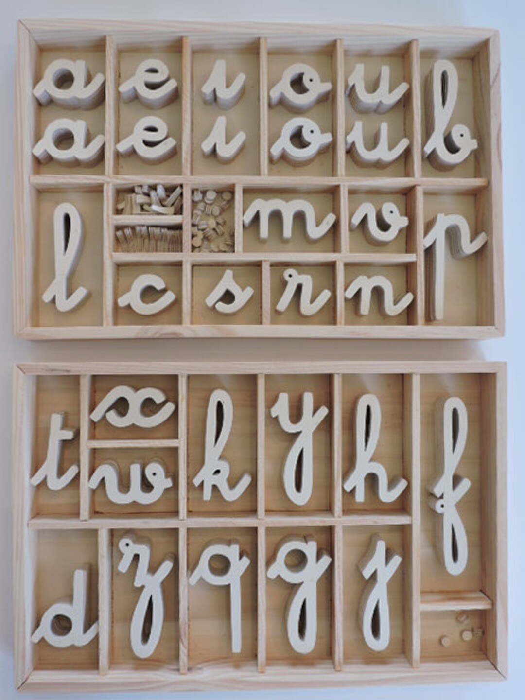 Alphabox: Boxes Cursive Mobile Alphabet With Attacks 155 - Etsy