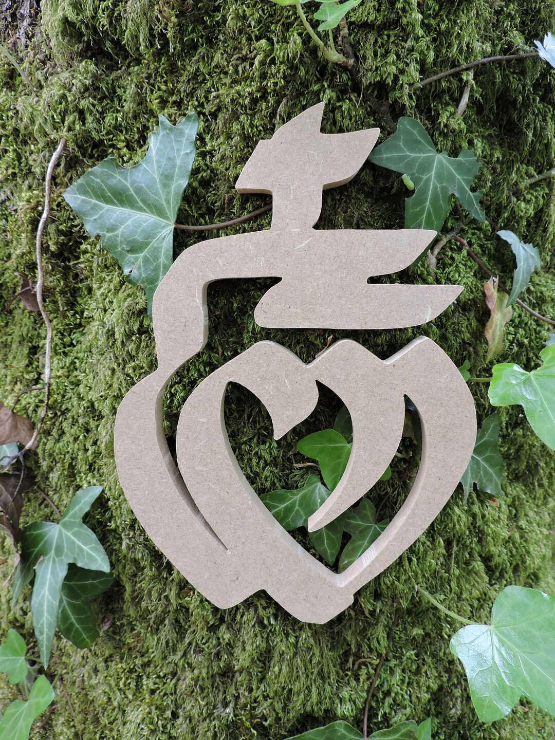 Vendée Heart CG in Wood - Etsy