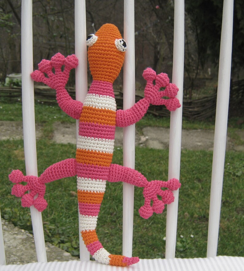 Amigurumi Cute Lizard Gecko Pattern - Etsy