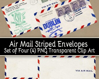 Air Mail Clip Art - Etsy