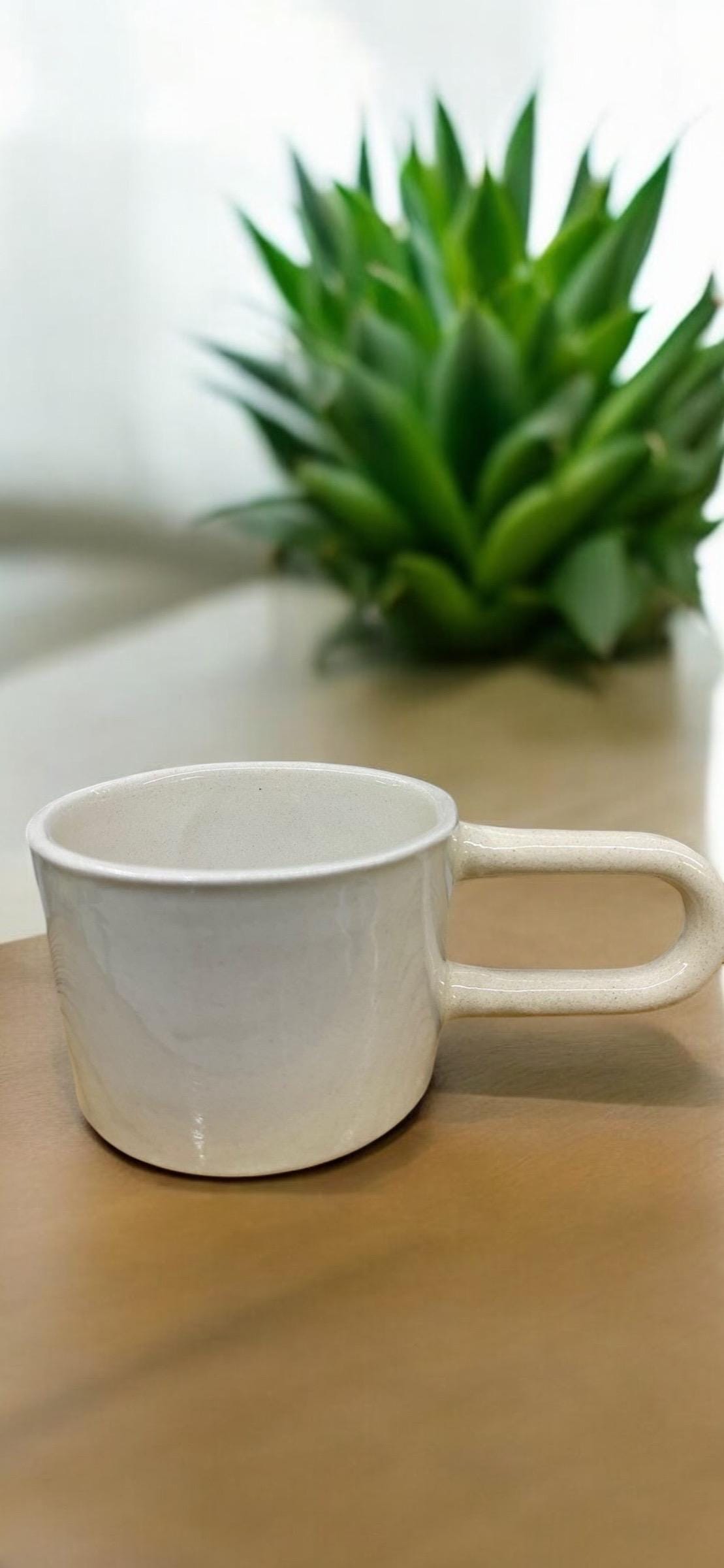 Handmade Ceramic Mug: Rustic Lemon Design, Artisan Tea Cup (200 Ml) - Etsy