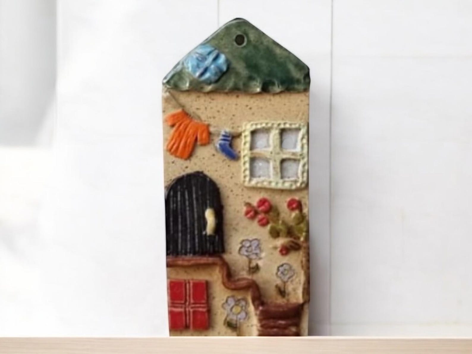 Handmade Ceramic Wall House – 20 Cm Whimsical Décor – Price per Piece ...