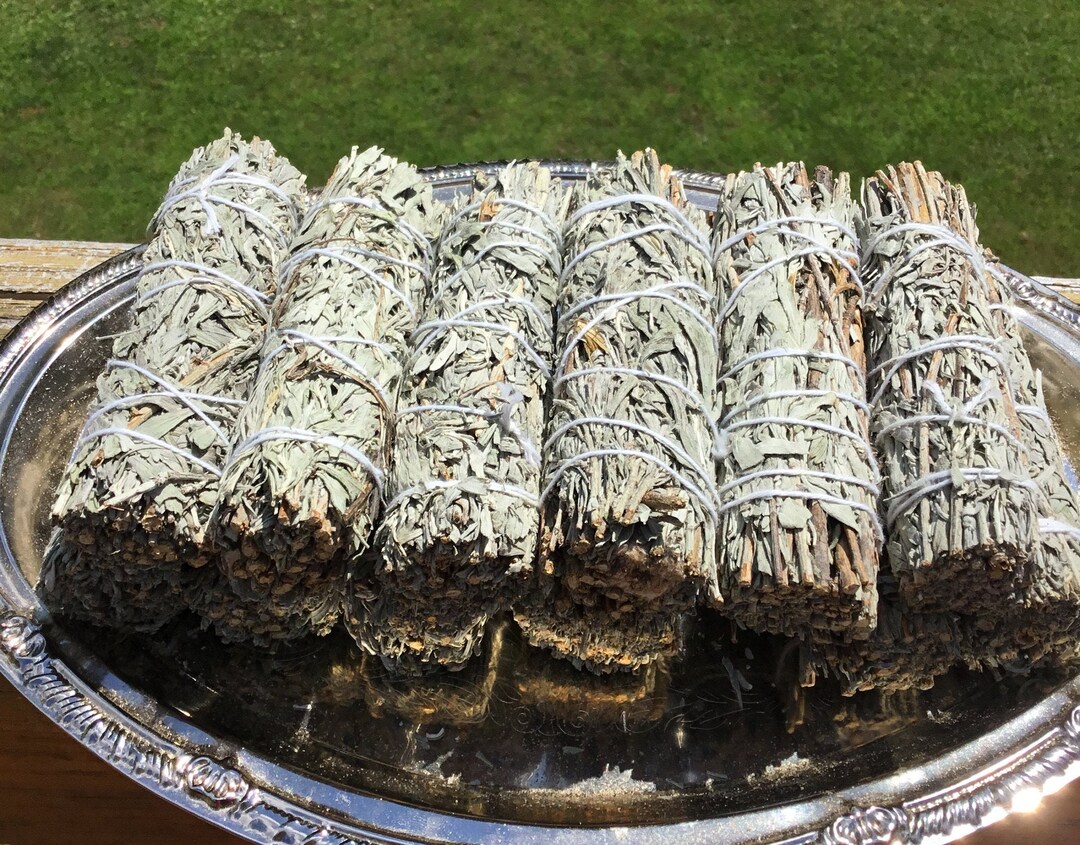 Blue Sage, Blue Sage Bundles, Smudging, Cleansing - Etsy
