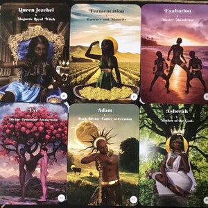 Black Moon Lilith Oracle Card Deck, Cosmic Alchemy, Self-empowerment - Etsy