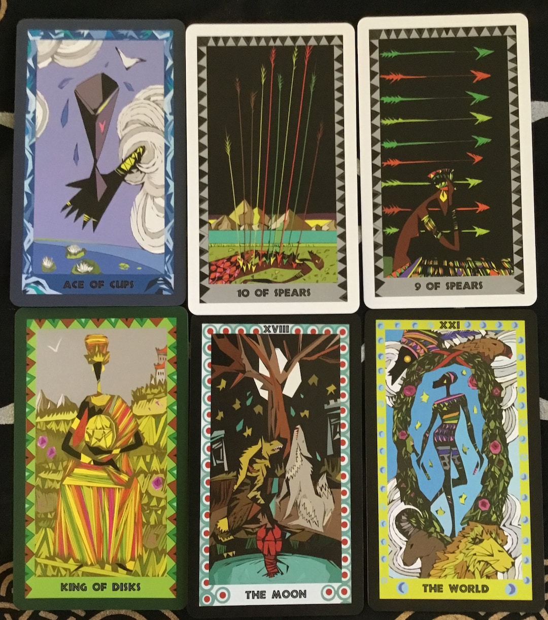 The African Tarot, Black Tarot Cards, Melanated Tarot Decks - Etsy