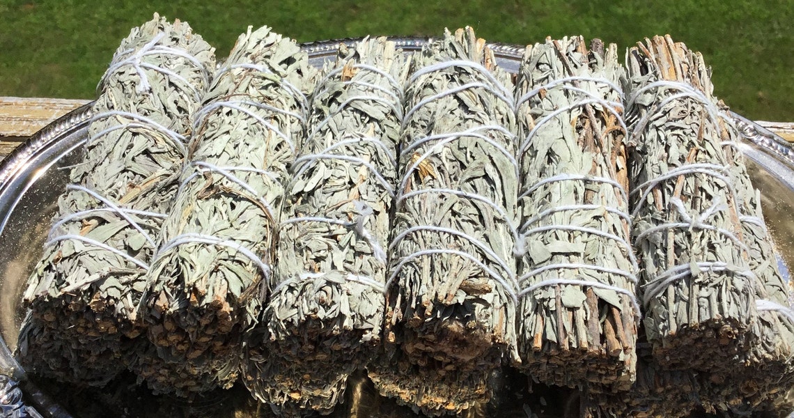 Blue Sage, Blue Sage Bundles, Smudging, Cleansing - Etsy