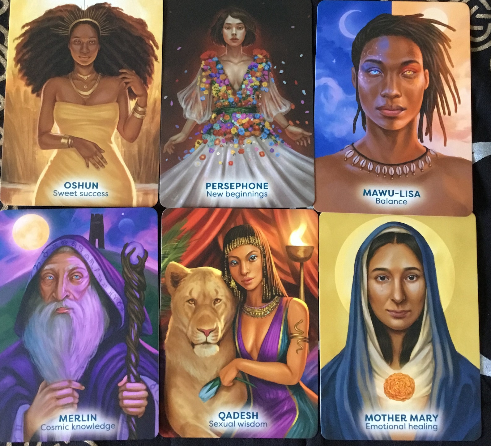 Goddessesgods & Guardians Oracle Deck - Etsy