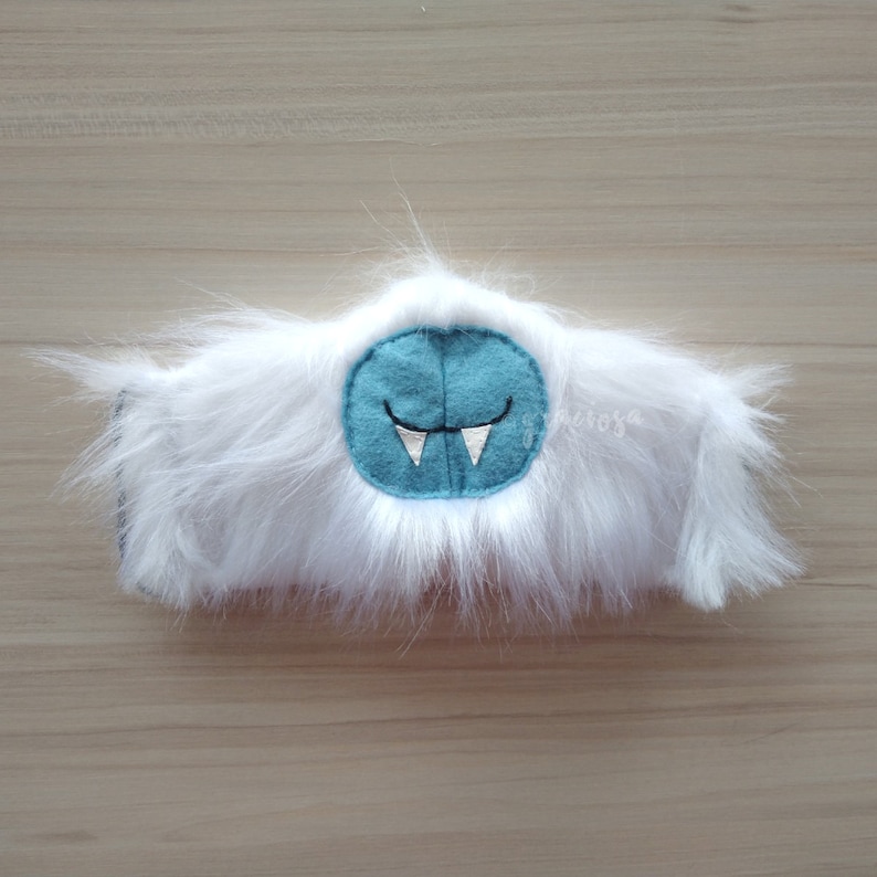 Yeti Face Mask and Yeti Headband Set Yeti Costume Set | Etsy