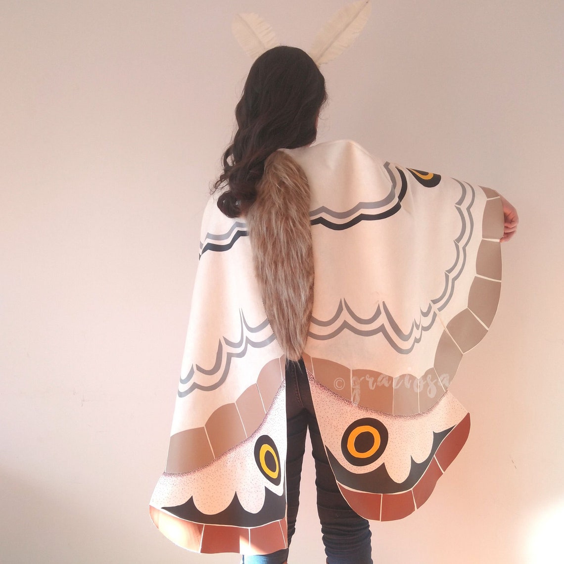 Moth Cape Moth Wings Moth Costume - Etsy