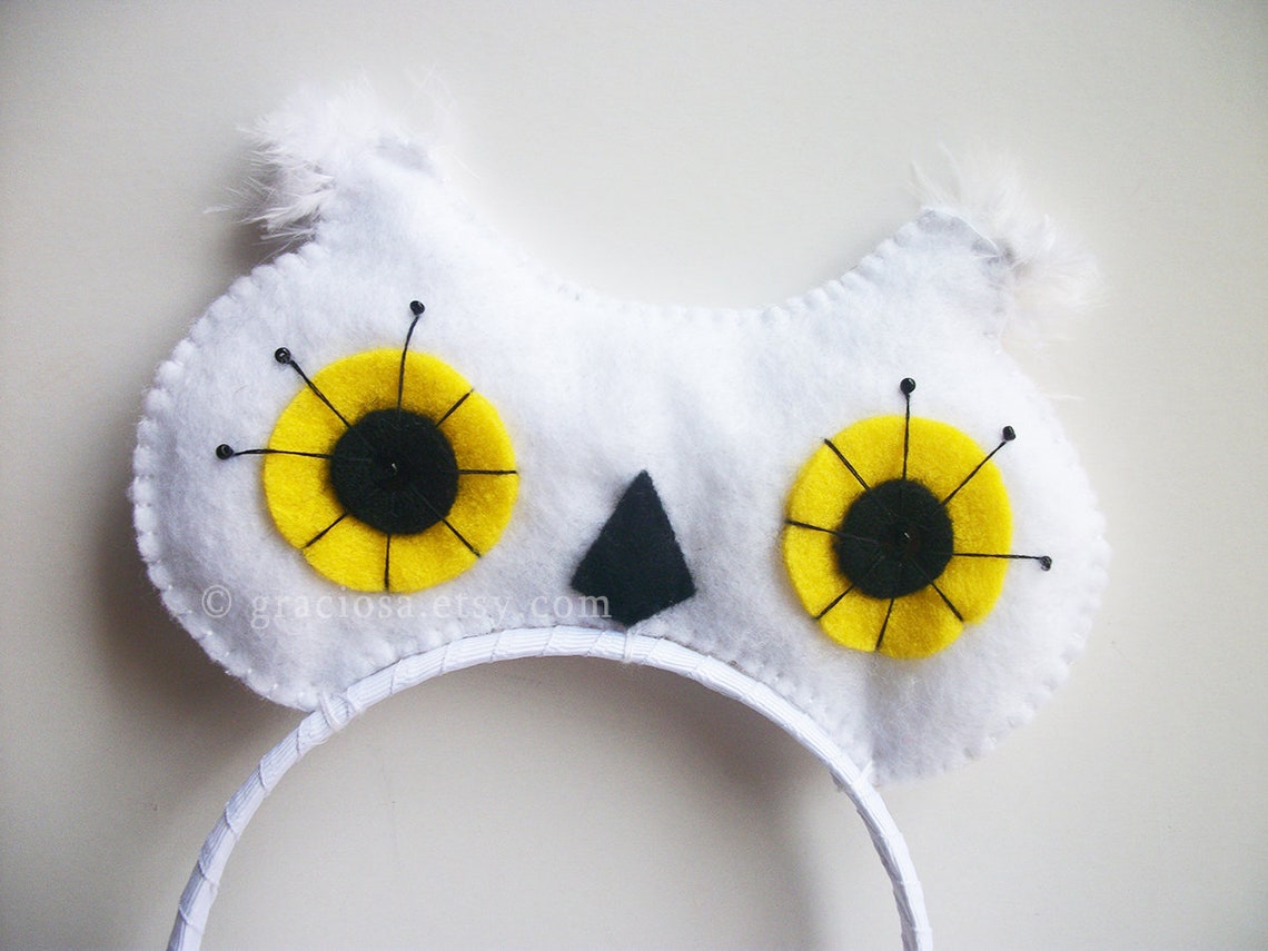 Owl Headband Owl Eyes Headband Owl Headpiece Owl Costume | Etsy
