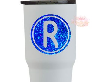 Circle Car Sticker - Etsy