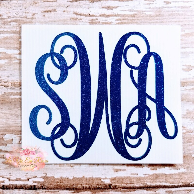 Swirl Monogram - Etsy