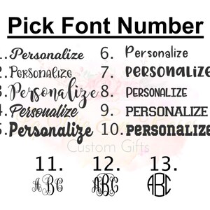 Rose Gold Name Decal, Personalized Sticker, Personalized Name Decals ...