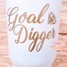 Goal Digger Decal Sticker Mug Decal Motivational Decal - Etsy