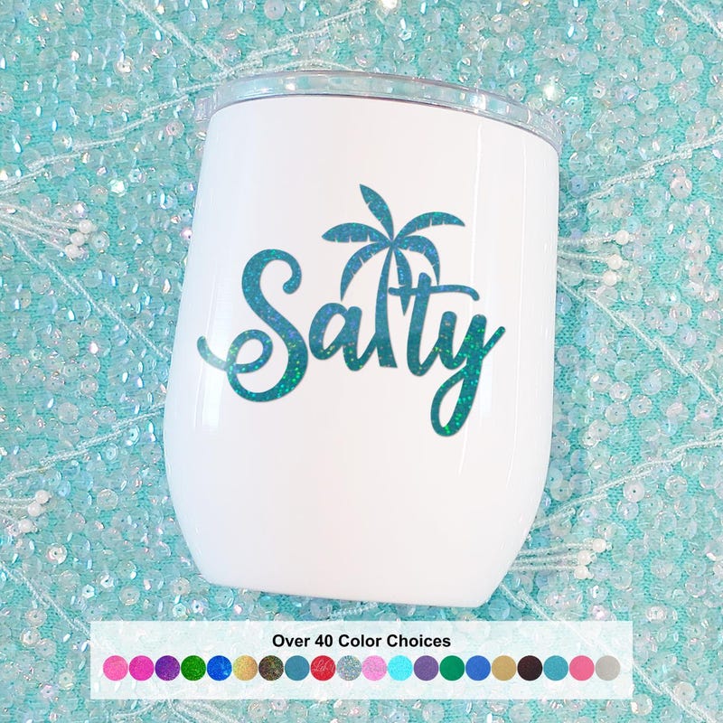 Red Palm Tree Sticker - Etsy