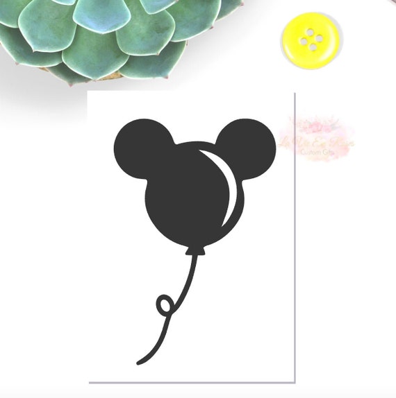 Disney Decal Disney Balloon Sticker Mickey Mouse Decal | Etsy