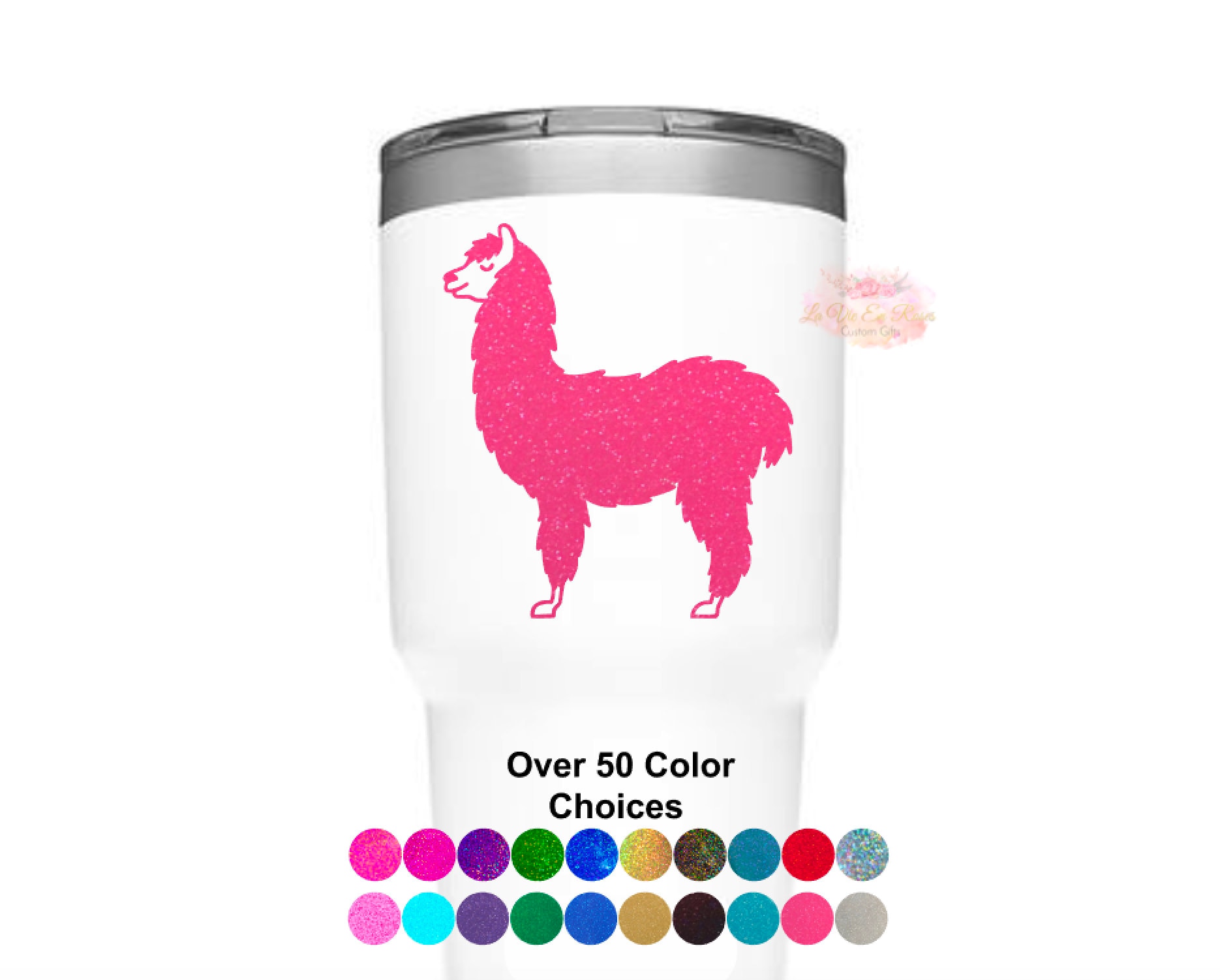 Llama Sticker Cup Decal Llama Party Llama Tumbler Car | Etsy