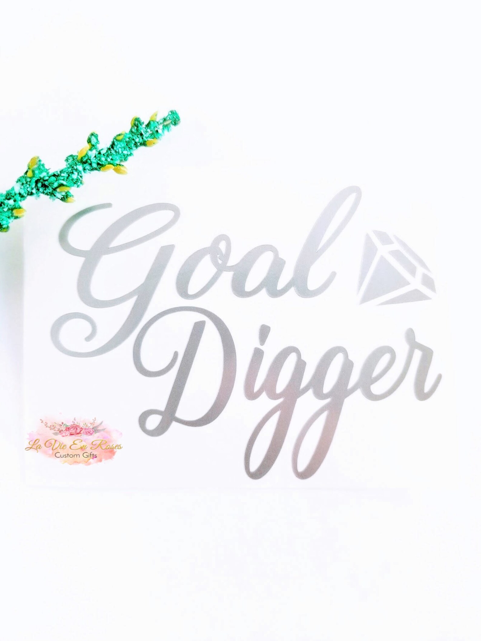 Goal Digger Decal Sticker Mug Decal Motivational Decal - Etsy