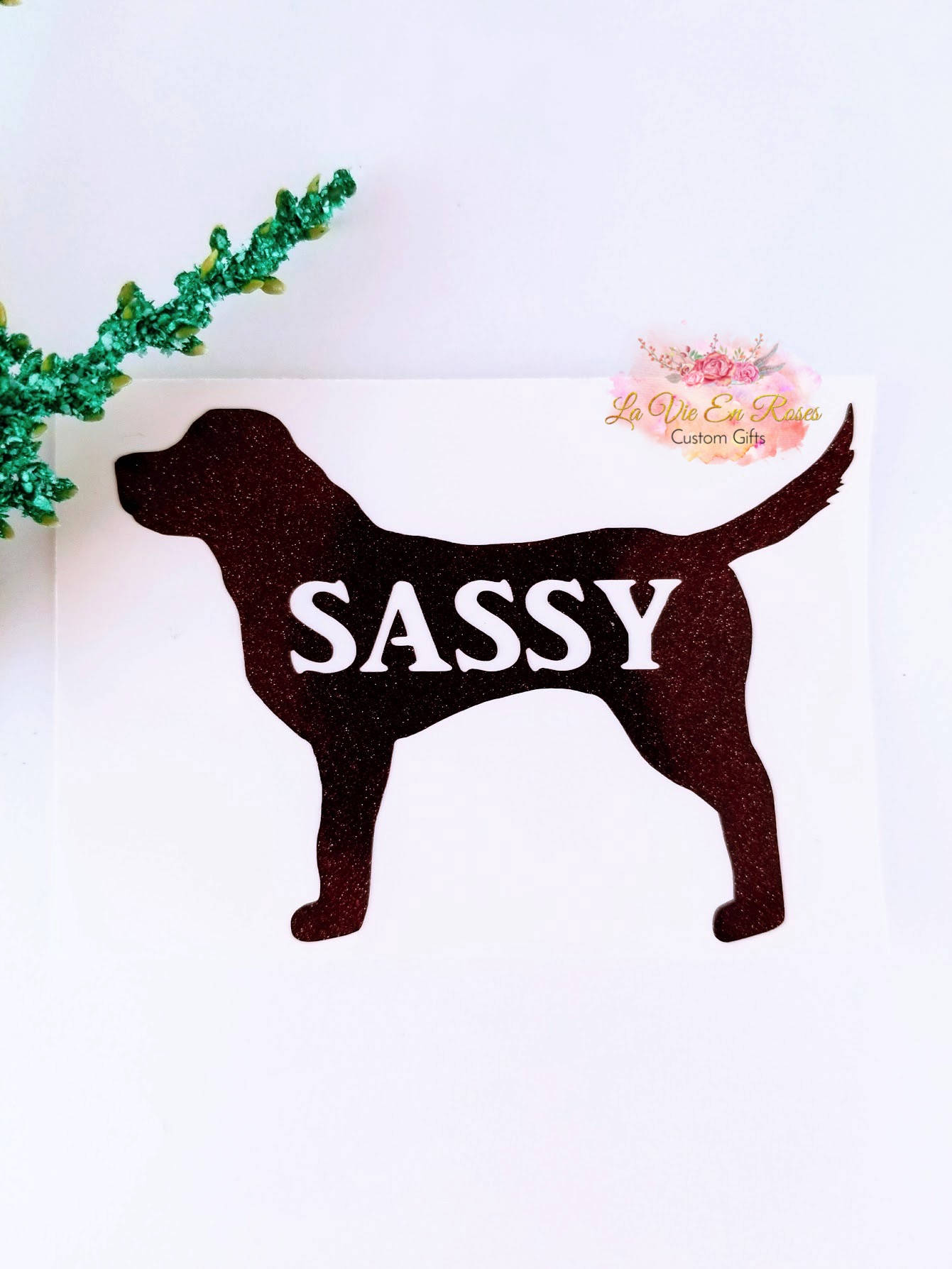 Labrador Retriever Name Decal Personalized Lab Decal Car Decal | Etsy