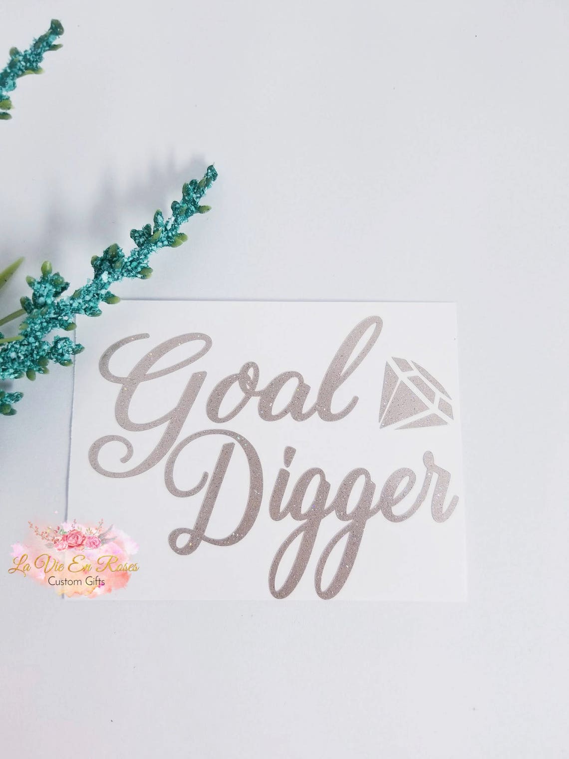 Goal Digger Decal Sticker Mug Decal Motivational Decal | Etsy