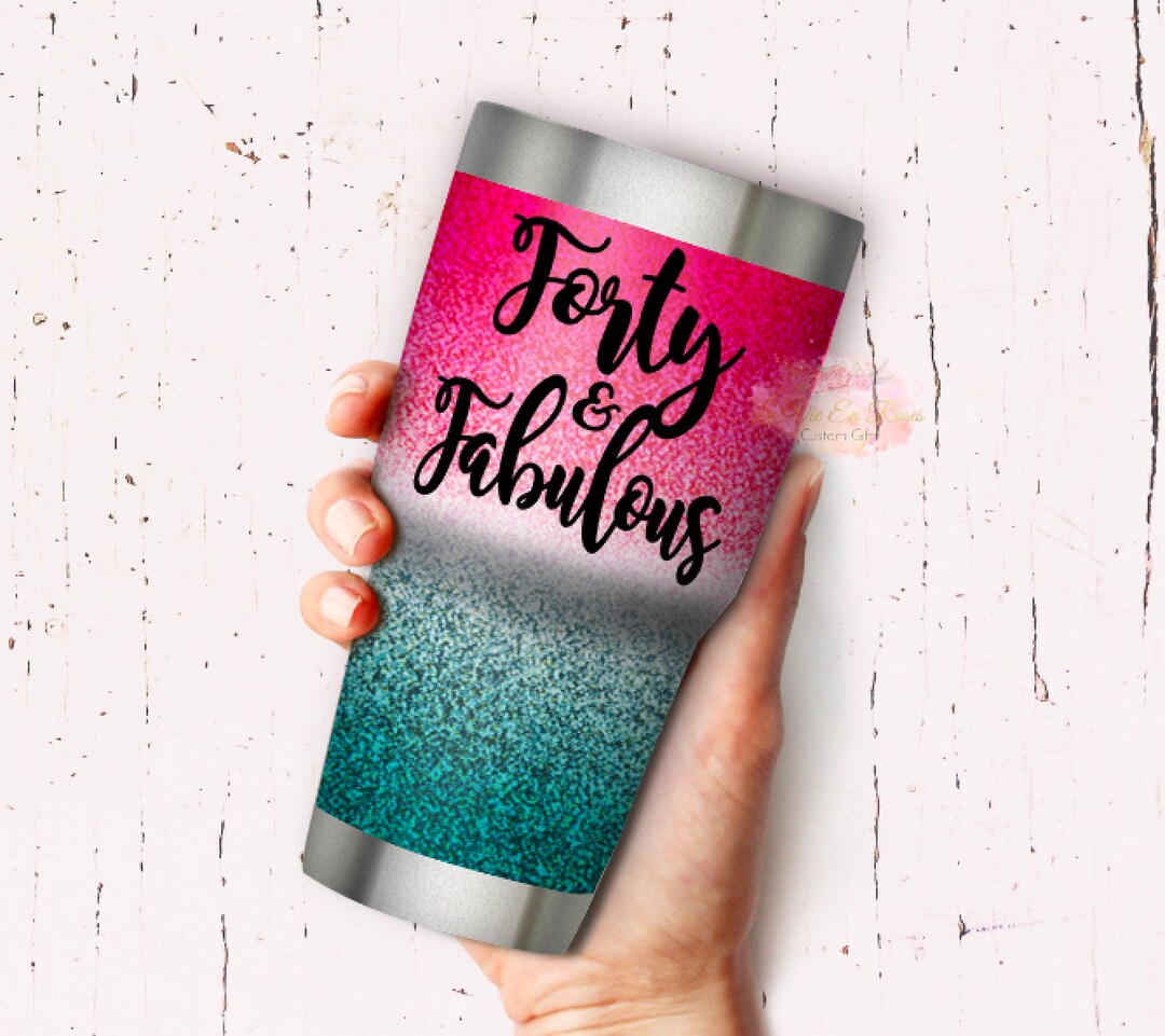 40th Birthday Gifts for Women, 40th Birthday Gift Sticker, Forty and ...