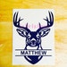Deer Sticker Buck Decal Buck Sticker Deer Hunter Decal Hunting Decal ...