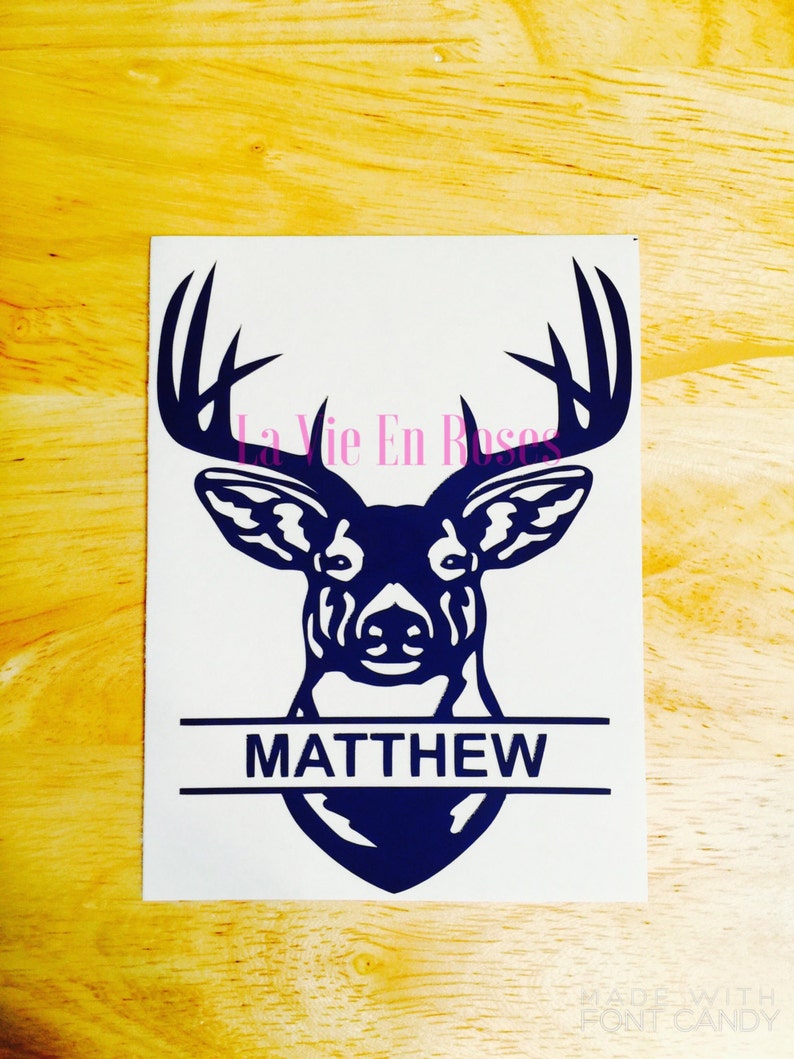 Deer Sticker Buck Decal Buck Sticker Deer Hunter Decal Hunting Decal ...