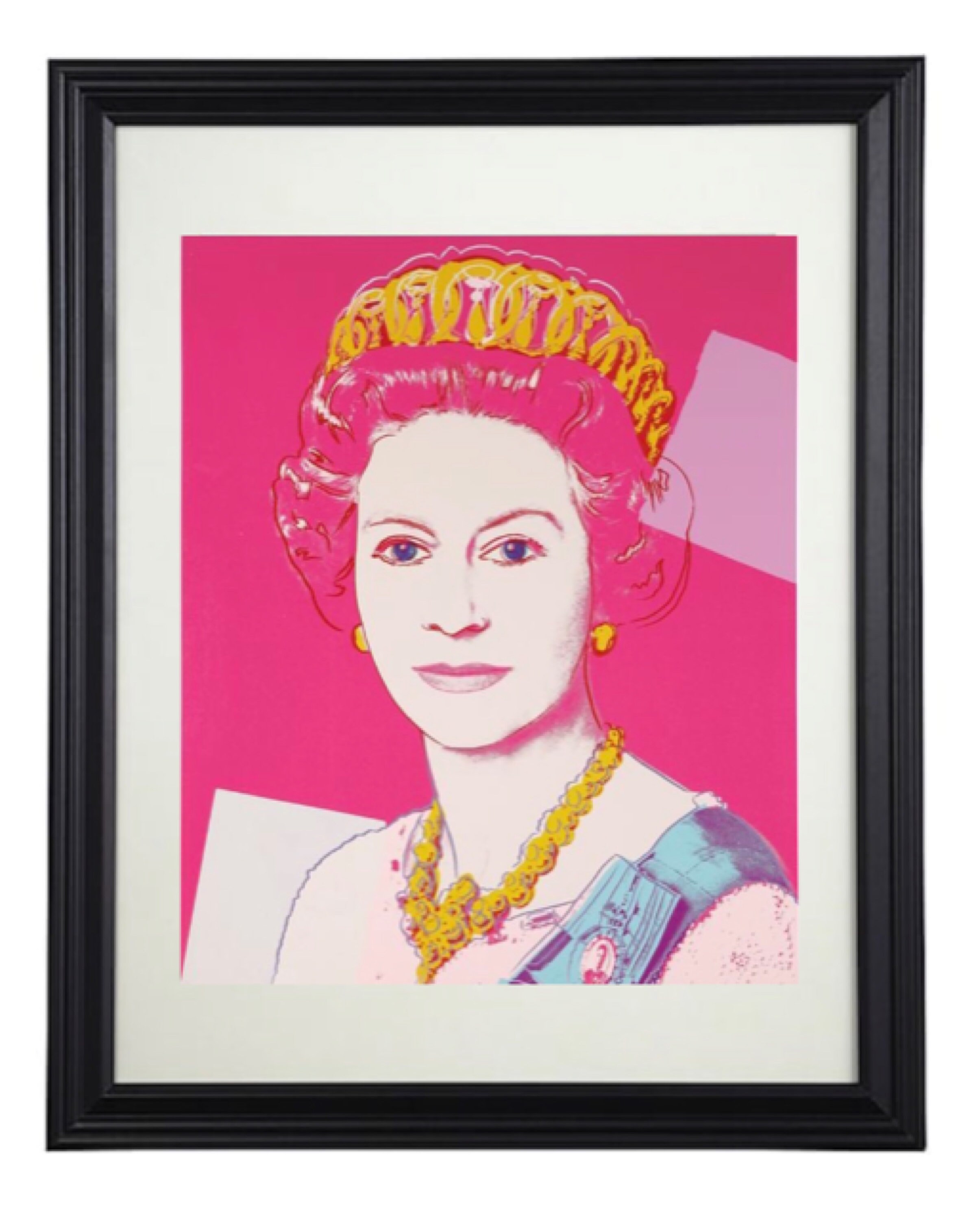 Queen Elizabeth Warhol Lithograph Collection - Etsy