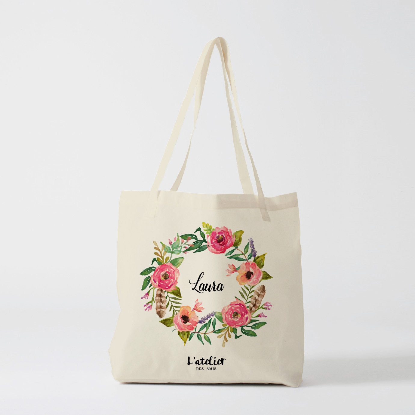 W5Y Tote bag Personnalisé sac de toile cabas sac demoiselle - Etsy France