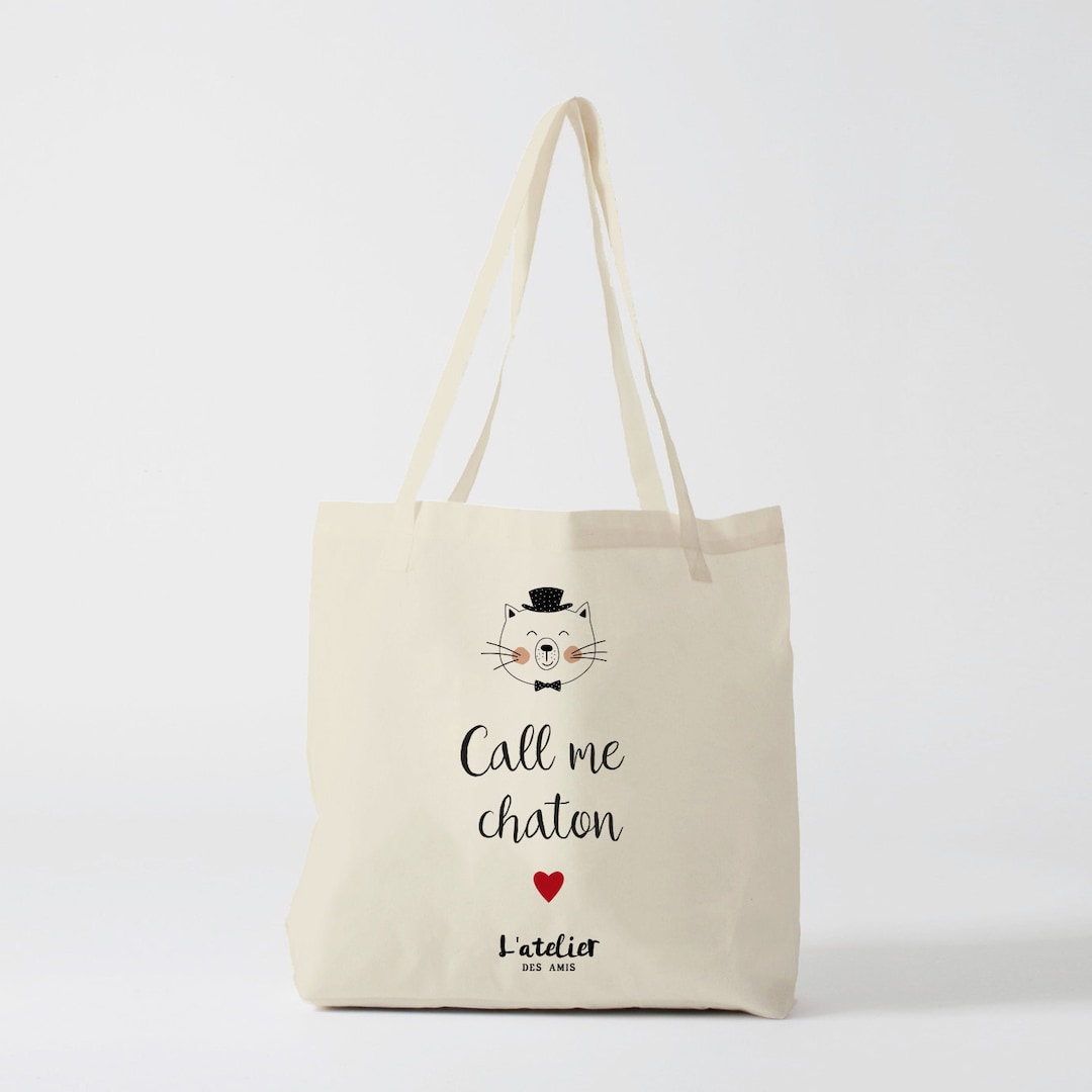 X165Y Tote Bag Call Me Kitten, Shopping Bag, Shopping Bag, Course Bag ...