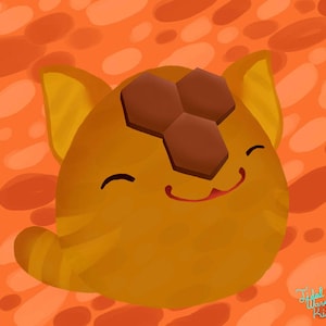 Slime Rancher Inspired Tabby Honey Slime Plushie/stuffie - Etsy