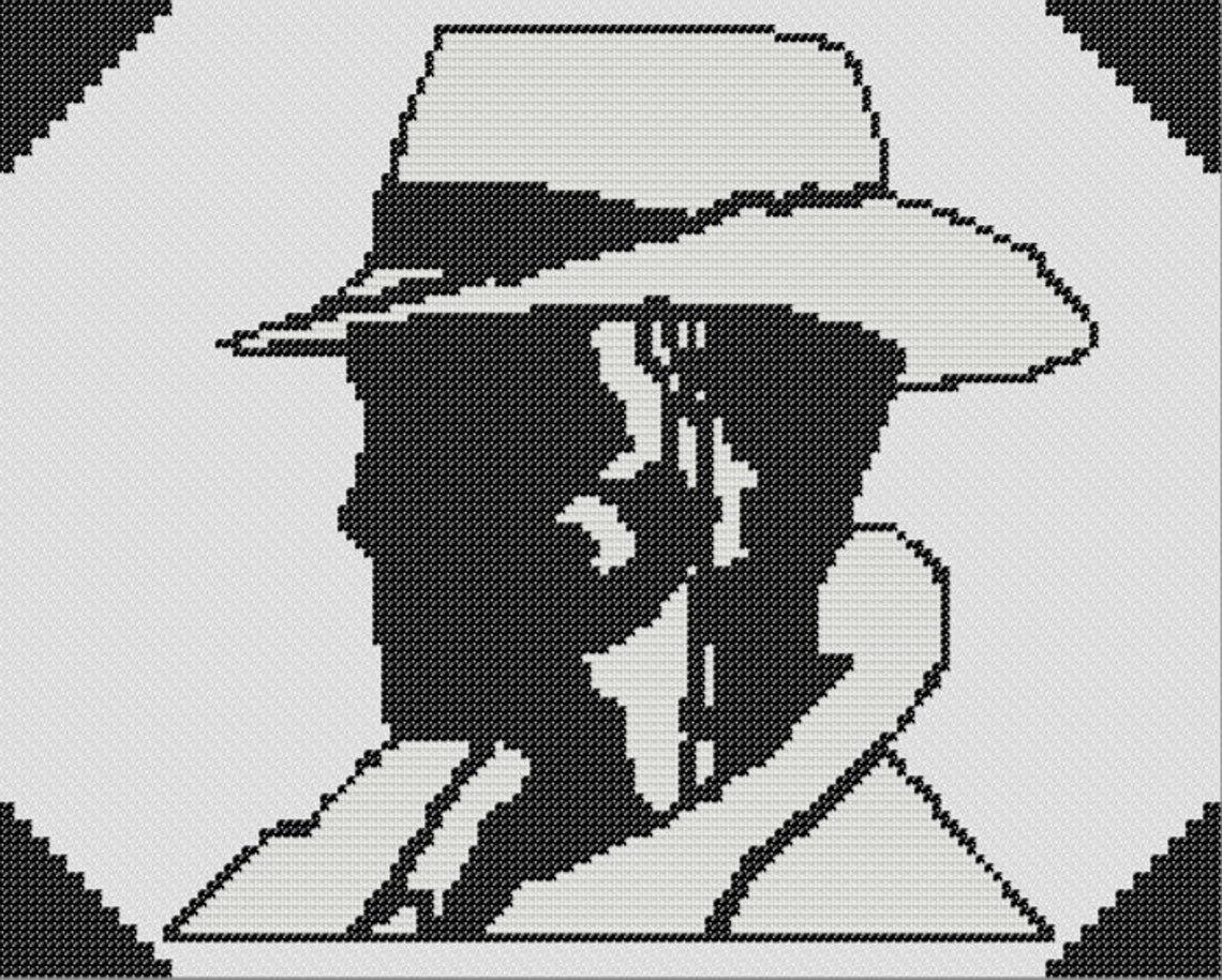 Nick Valentine (fallout 4) Cross Stitch Pattern - Etsy