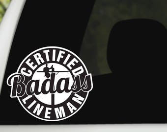 Badass car decal | Etsy