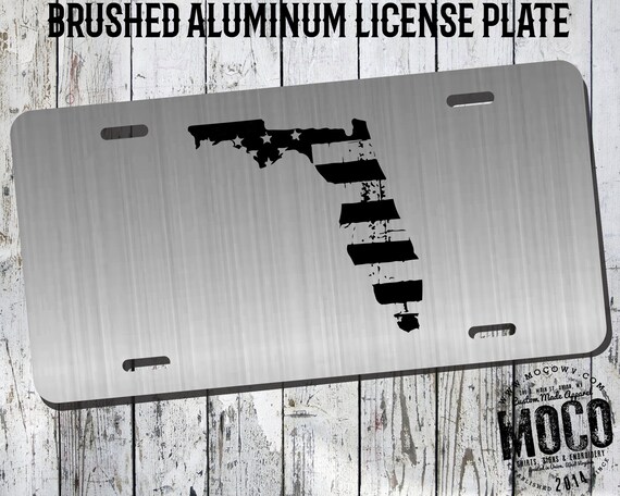 Florida Distressed Flag License Plate | Etsy