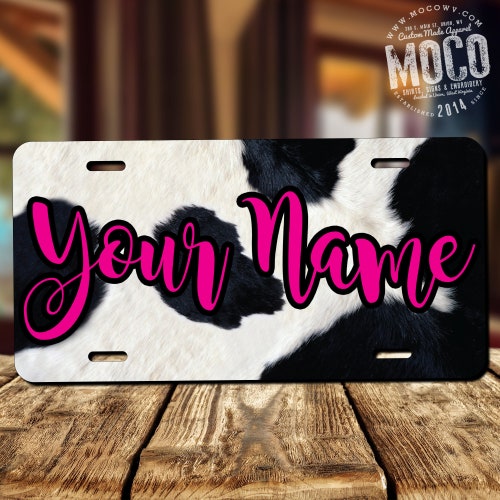 Beef Cattle Farm License Plate Personalized Novelty Cow Farm - Etsy