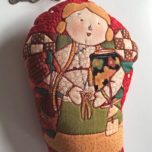Lucky Charm, Talisman, Mascot, Rag Doll, Quilt, Pendant "cut to Size ...