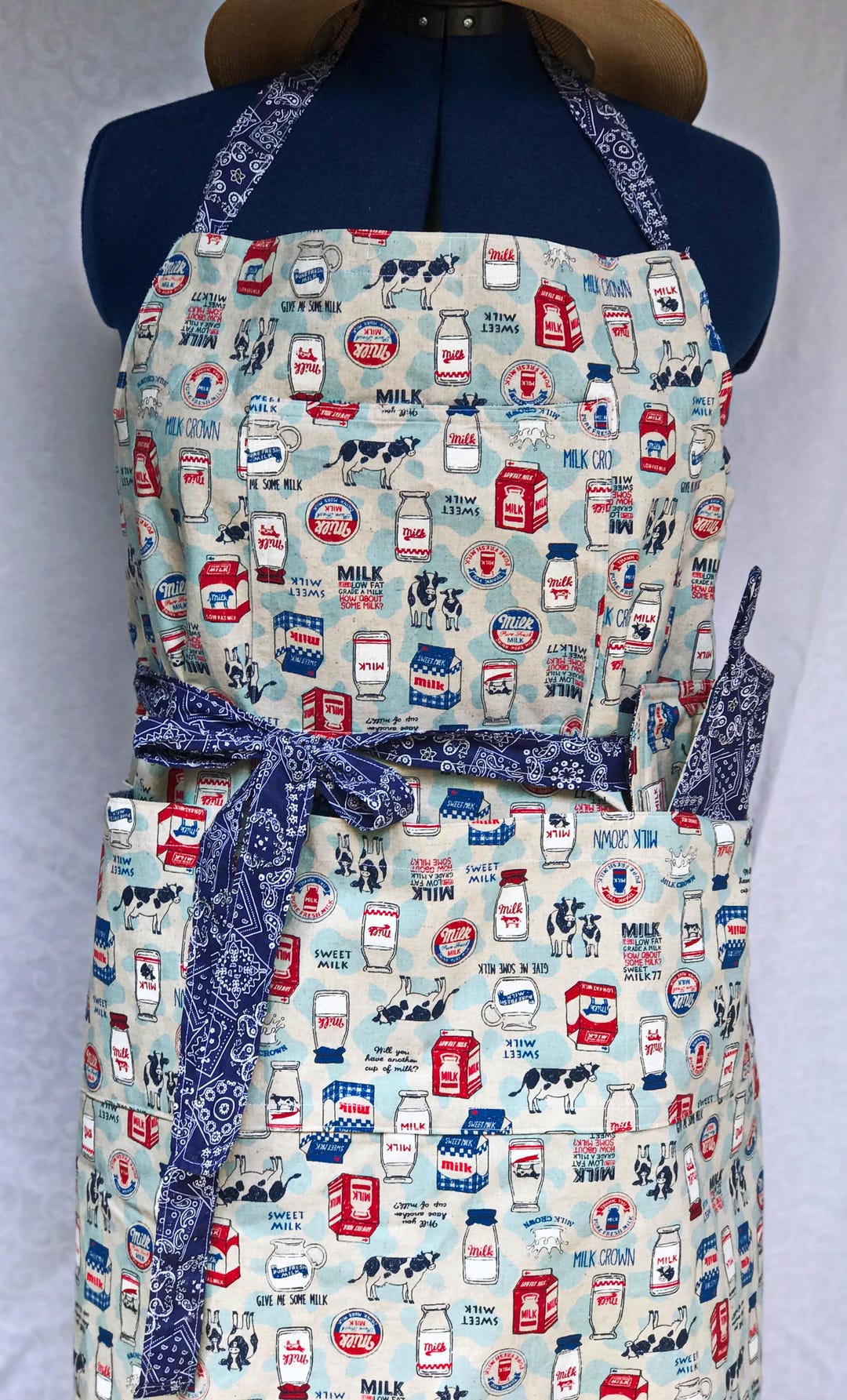 Milk Apron, Milk Cow Apron, Apron, for Cooking, Baking, Confectionery ...