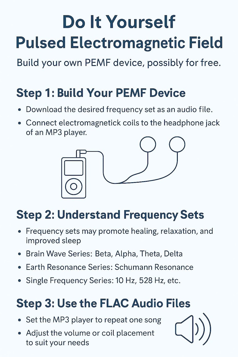 Lilly Wave PEMF Frequency Healing Bundle – FLAC Audio + DIY Guide Turn ...