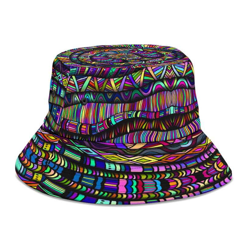 Rainbow Tribe Bucket Hat - Etsy