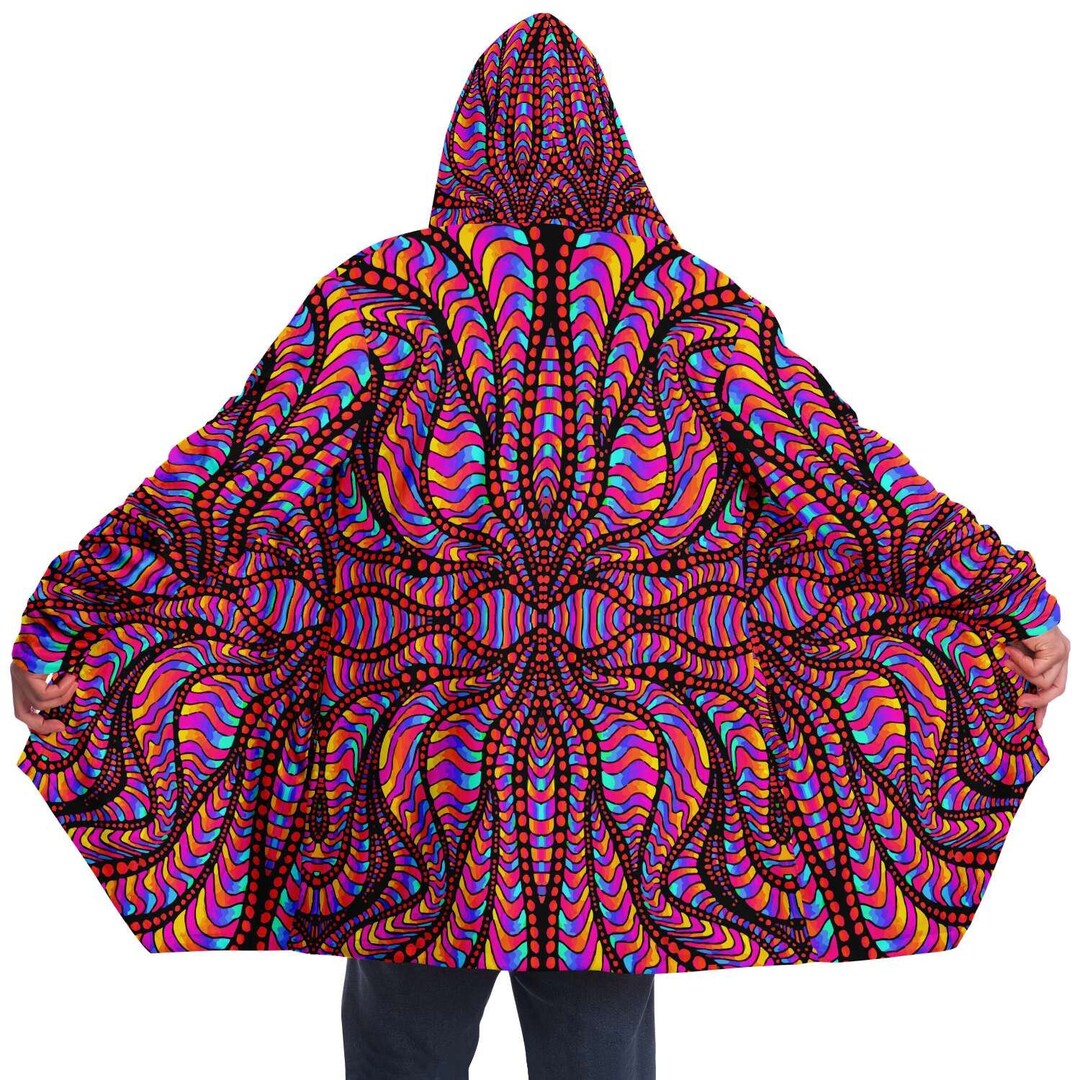 Psychic Serpent Micro Fleece Cloak - Etsy