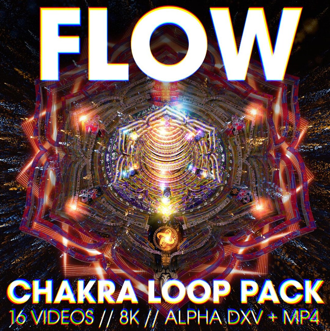 Flow Chakra 8K VJ Loop Pack - Etsy